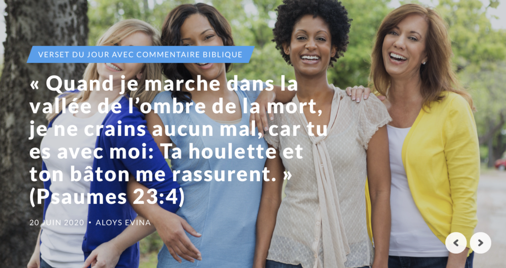 "Quand je marche dans la vallée de l'ombre de la mort, je ne crains ...